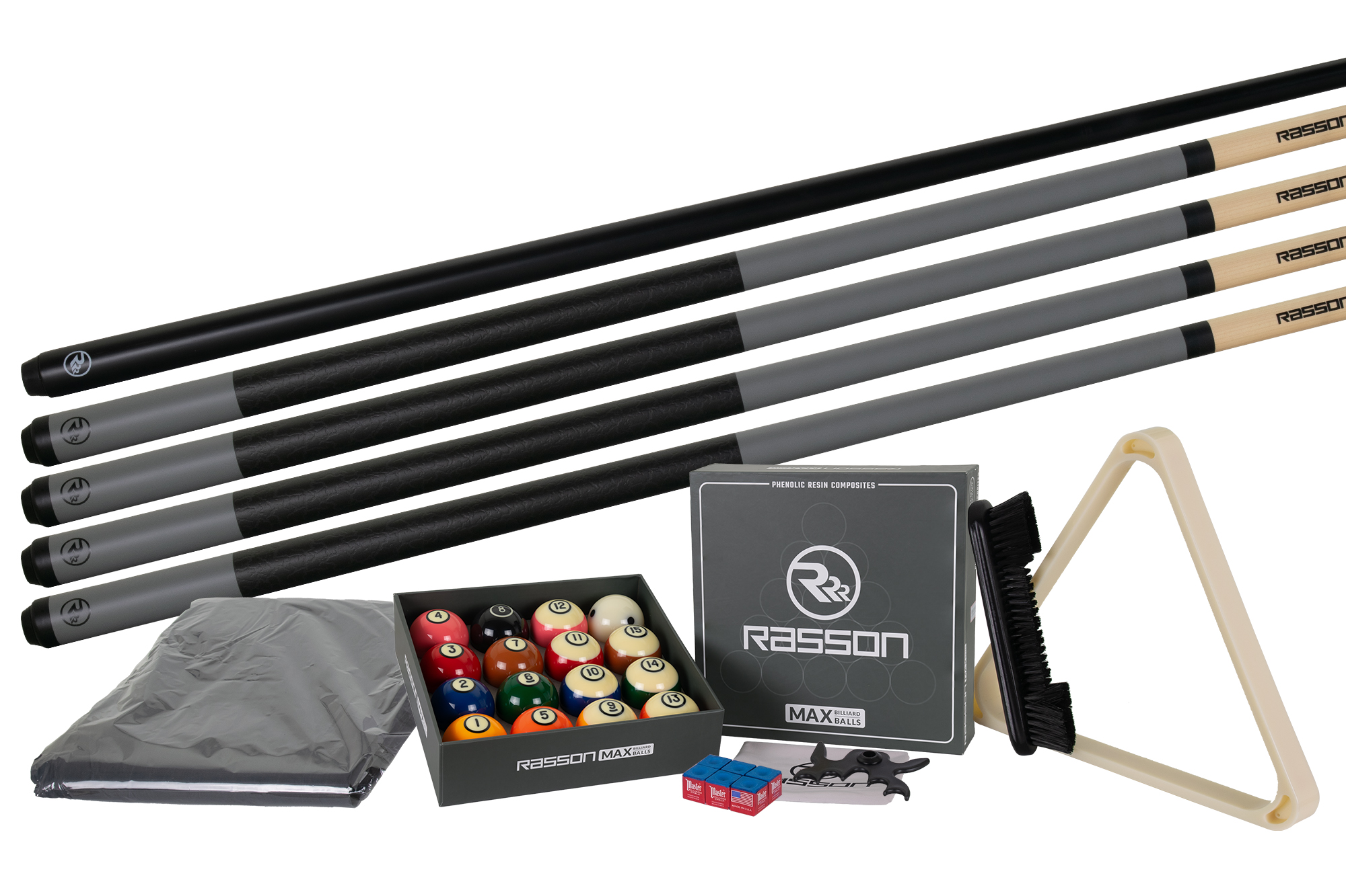 Billiard Table, Pool, Mr-Sung ACURRA by Rasson, 9 ft., Grey (Sarum ...